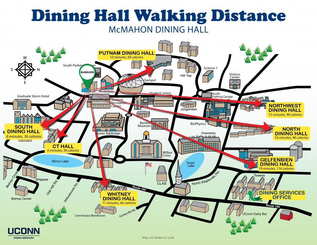 Distance to the Dining Halls | Dining Services | Division of Student ...